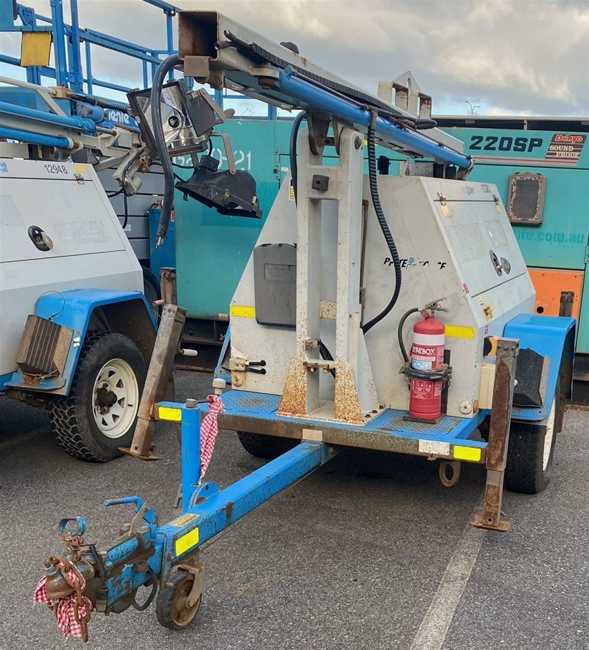 2012 BRITEFORCE LS6K Lighting Tower - 6,000w (Kwinana) Auction (0018 ...
