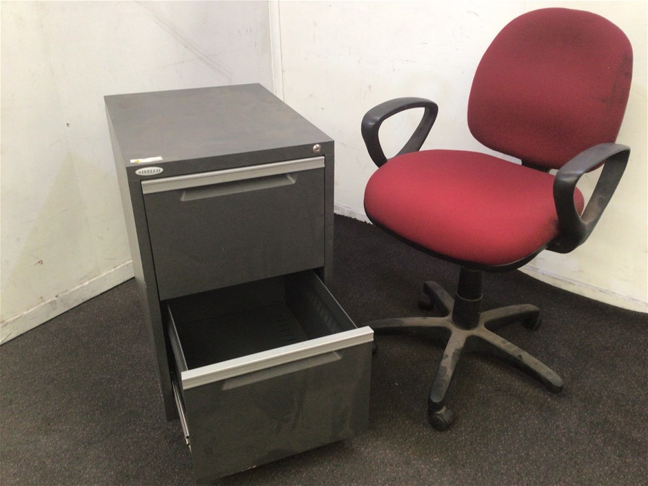 Office Chair & Filing Cabinet Auction (0013-7039031) | Grays Australia