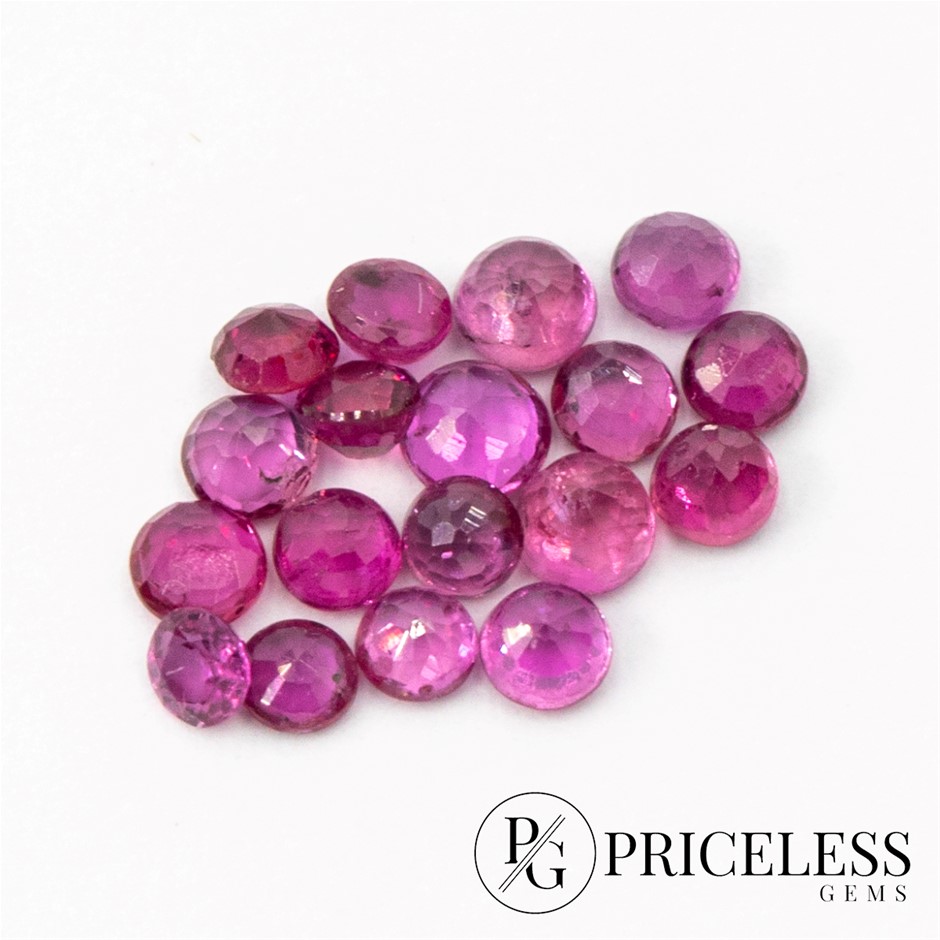 1.40ct Hot Pink Calibrated Ruby Parcel Auction (0016-2544475) | Grays ...