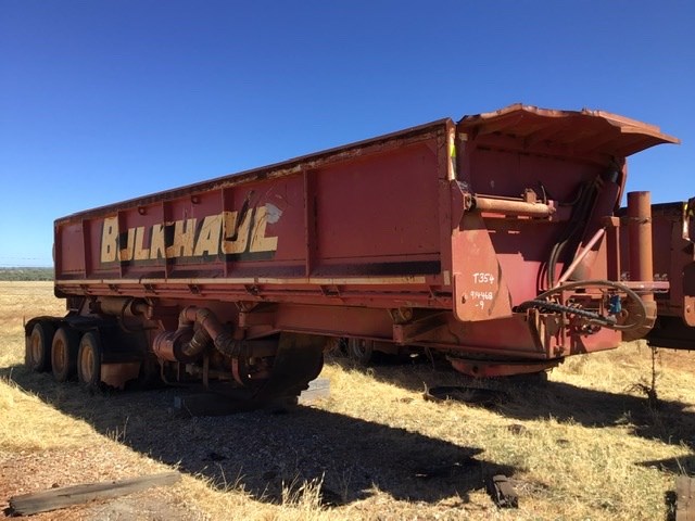 2002 Powertrans 2.5mtr Off-Road Tri Axle Side Tipper Trailer Auction ...