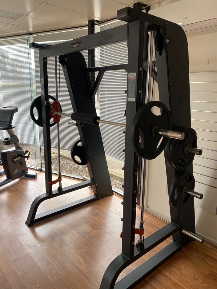 Reefit Heavy Duty Commercial Counter-Balanced Smith Machine - SM012 ...