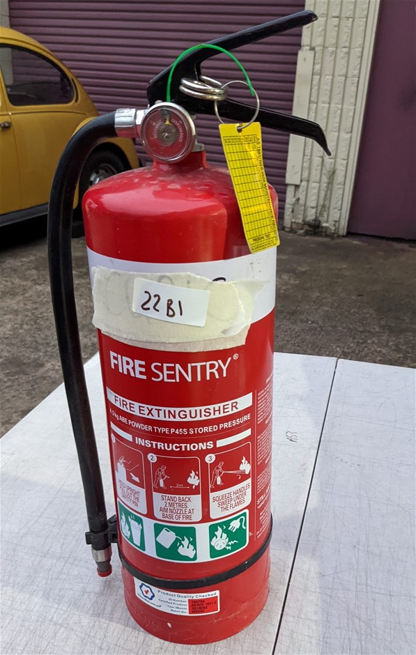 Fire Sentry 4.5kg Fire Extinguisher Auction (0041-5048196) | Grays ...