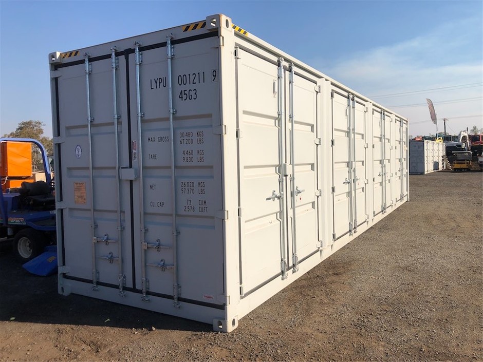 Unused 2021 40ft High Cube Side Opening Container Auction (0001-9030111 ...
