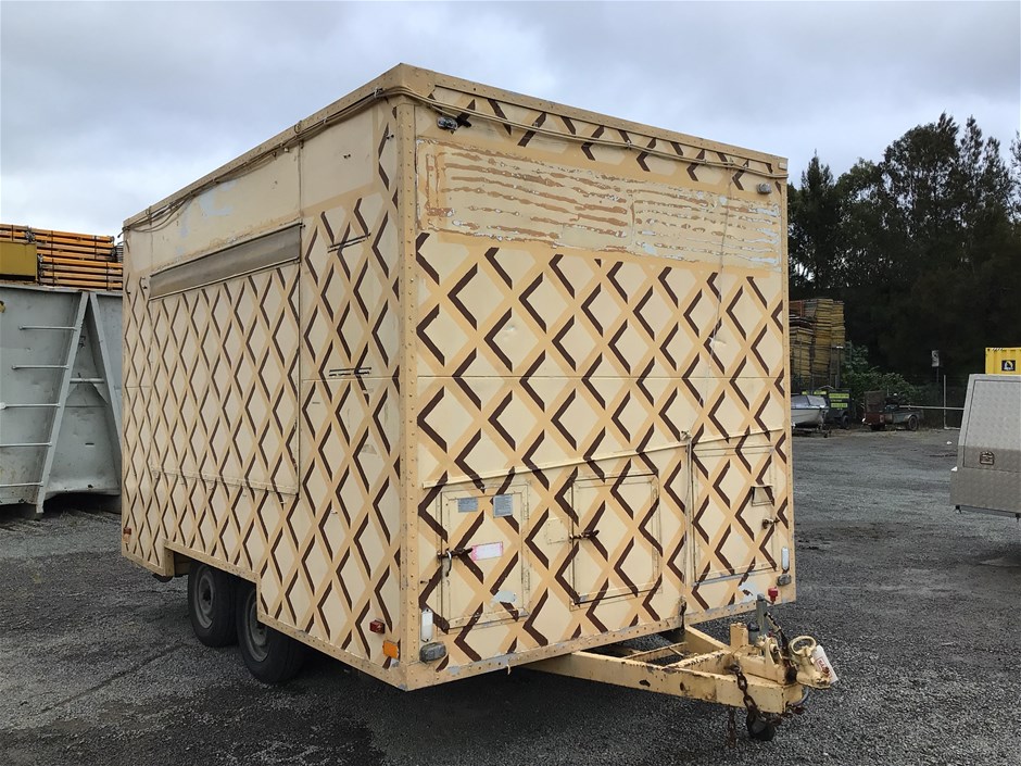 1985 Beige Overland Food Trailer Auction (0023-5048436) | Grays Australia