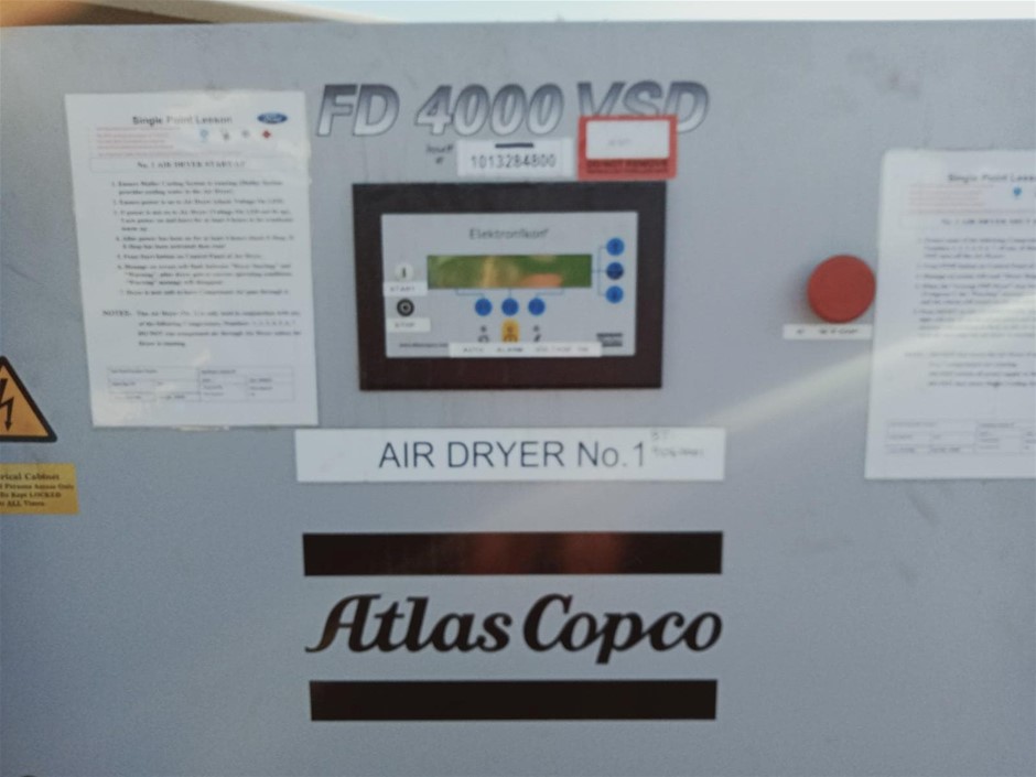 Switchboard Atlas Copco Auction (0076-3021550) | Grays Australia