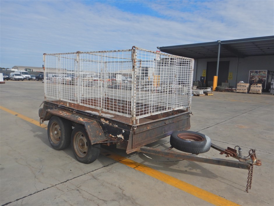 1975 Treg 8 x 5’ Tandem Cage Trailer Auction (0001-60035155) | Grays ...