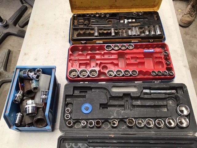 3 Incomplete Socket Sets And Rub F Assorted Sockets Auction (2418-9030721) | Grays Australia