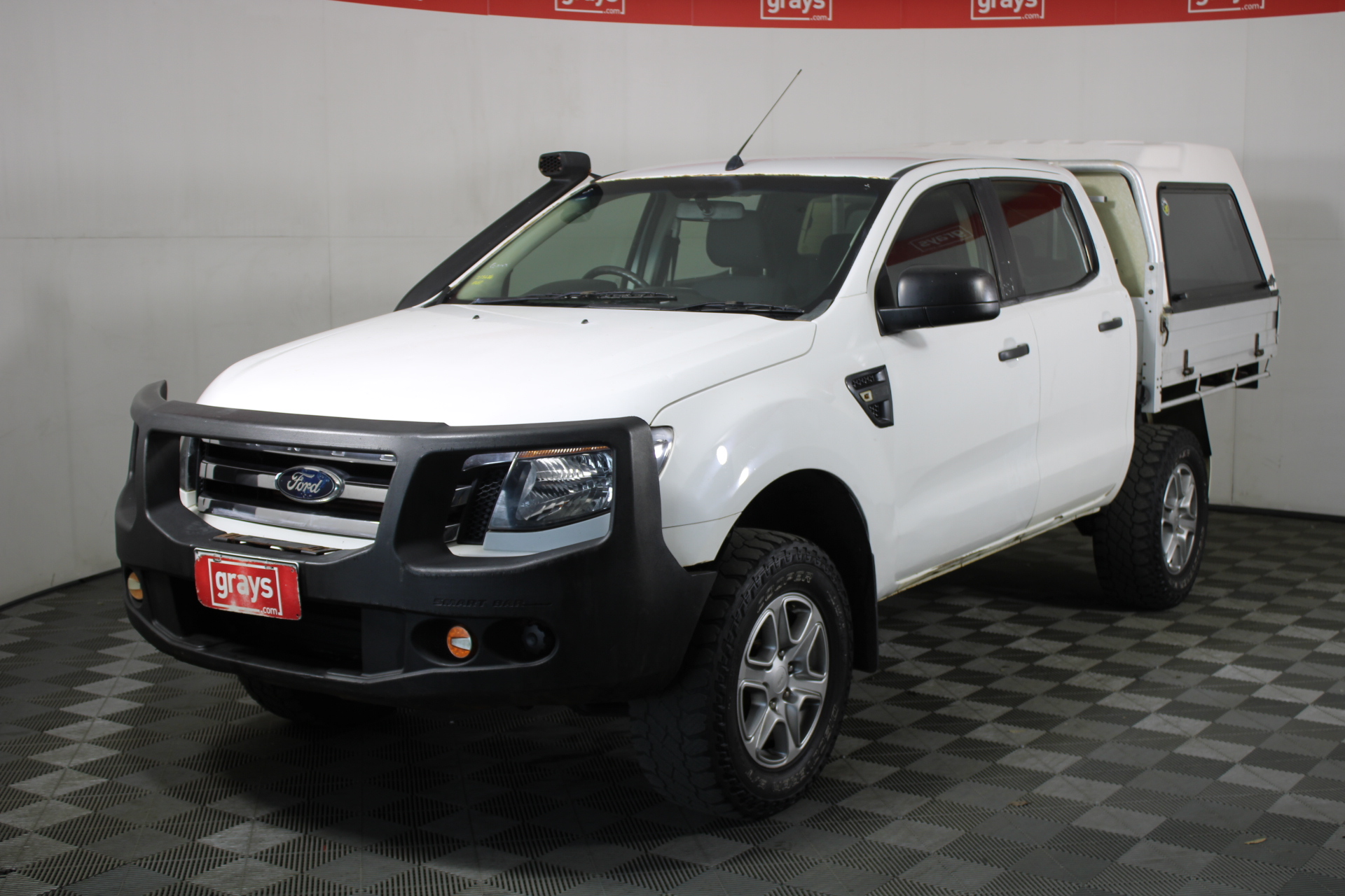 2012 Ford Ranger XL 4X4 PX Turbo Diesel Automatic Crew Cab Chassis ...