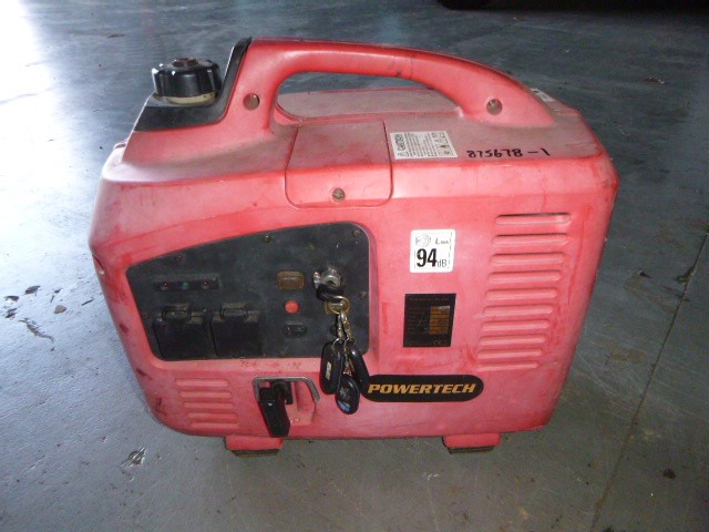 Powertech Portable Generator Auction (0001-8015072) | Grays Australia