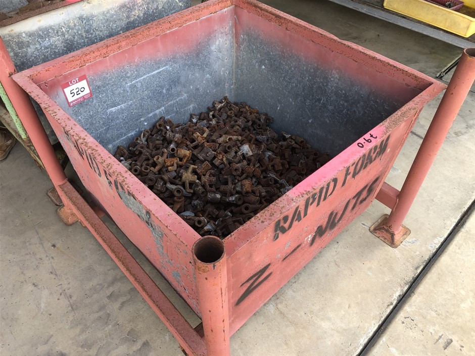 Qty 1800 x Z Bar Nuts Auction (0520-7037977) | Grays Australia