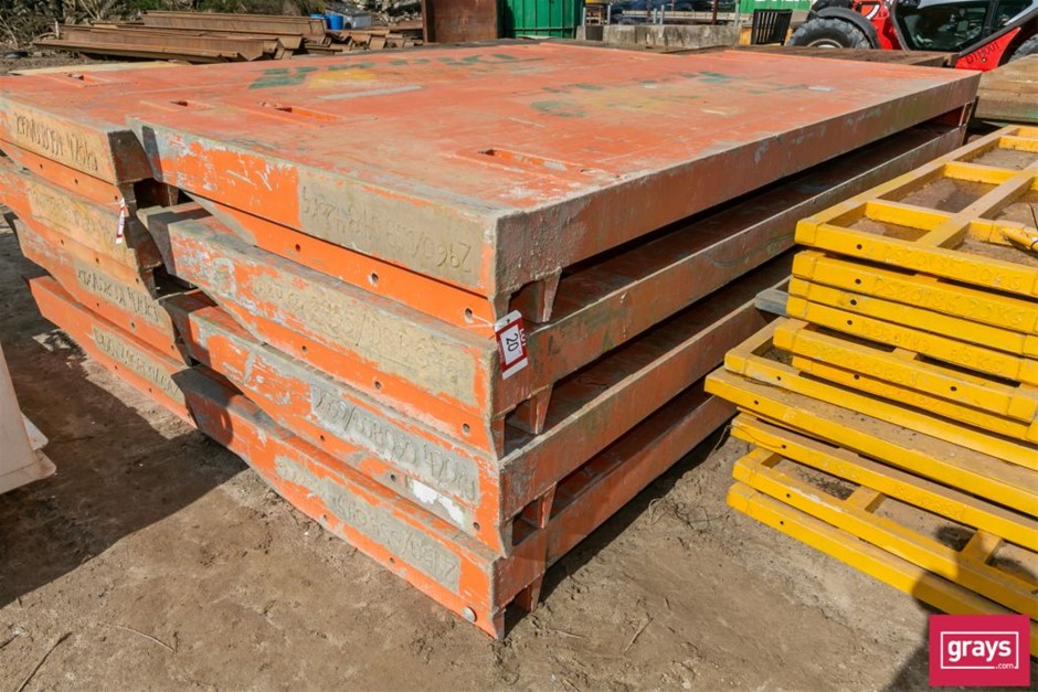 Qty 4 x 2014 Lite Industries Aluminum Shoring Panels Auction (0020 ...