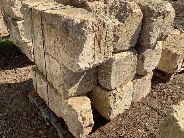 9 x Lime Stone Blocks Auction (0041-9035298) | Grays Australia