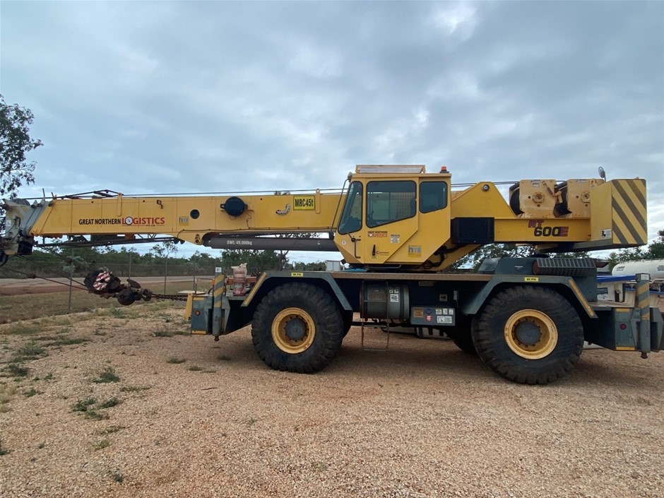 2008 Grove RT-600E Rough Terrain Crane Auction (0001-9031501) | Grays ...