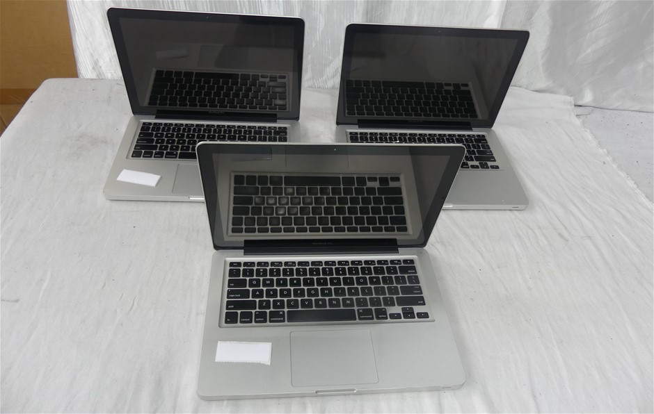 Box Of Apple Laptops Approx Includes 1 x Apple -MacBookPro9, Auction ...