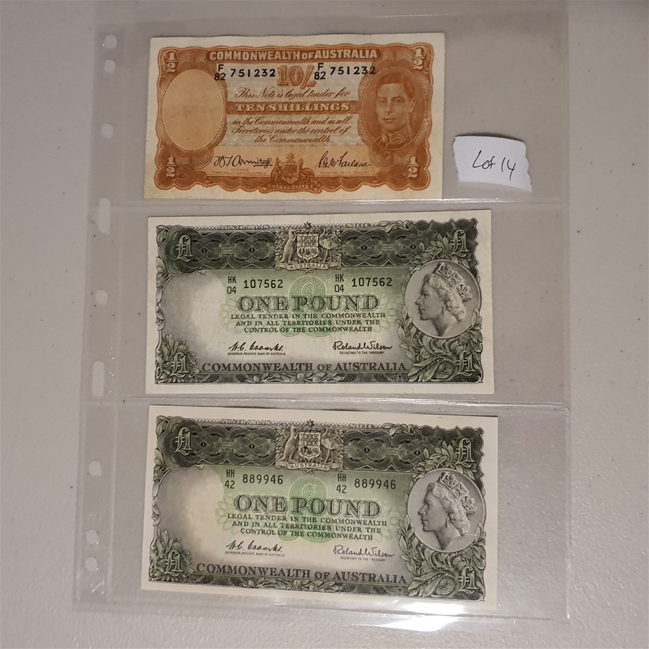 Ten Bob and Pound Auction (0014-7123157) | Grays Australia