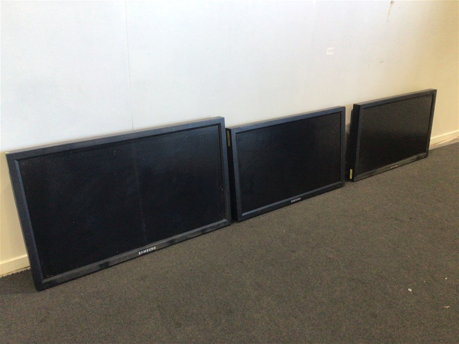 3 x Samsung SyncMaster 400MX-2 40 inch Commercial LCD Monitors Auction ...