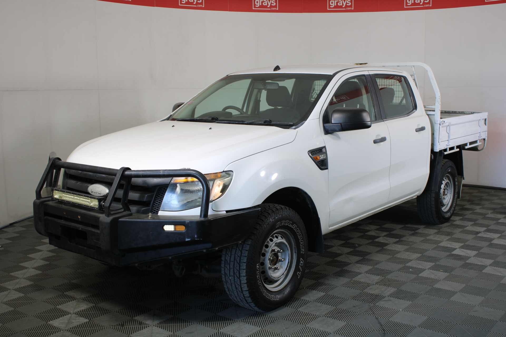 2012 Ford Ranger XL 4X4 PX Turbo Diesel Manual Crew Cab Chassis Auction ...