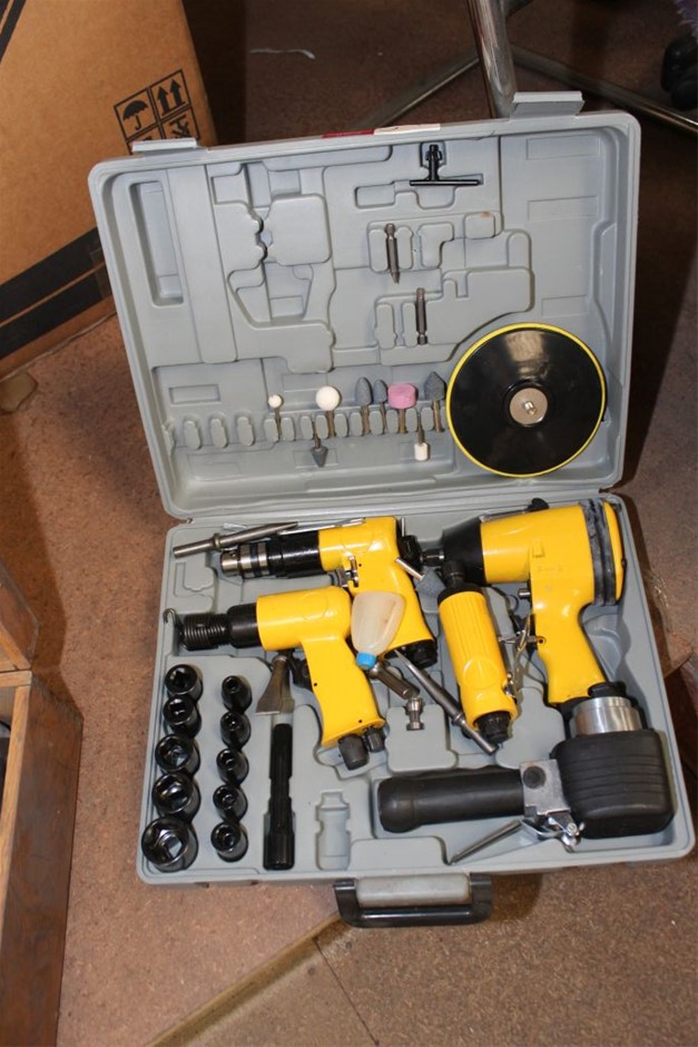 Pneumatic Tool Kit in Poly Case Auction (0039-5049024) | Grays Australia
