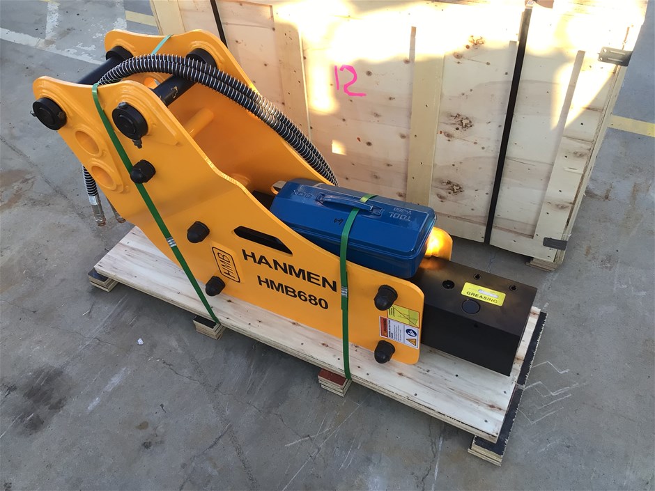 Unused HMB680 Hydraulic Hammer Auction (0004-3023066) | Grays Australia