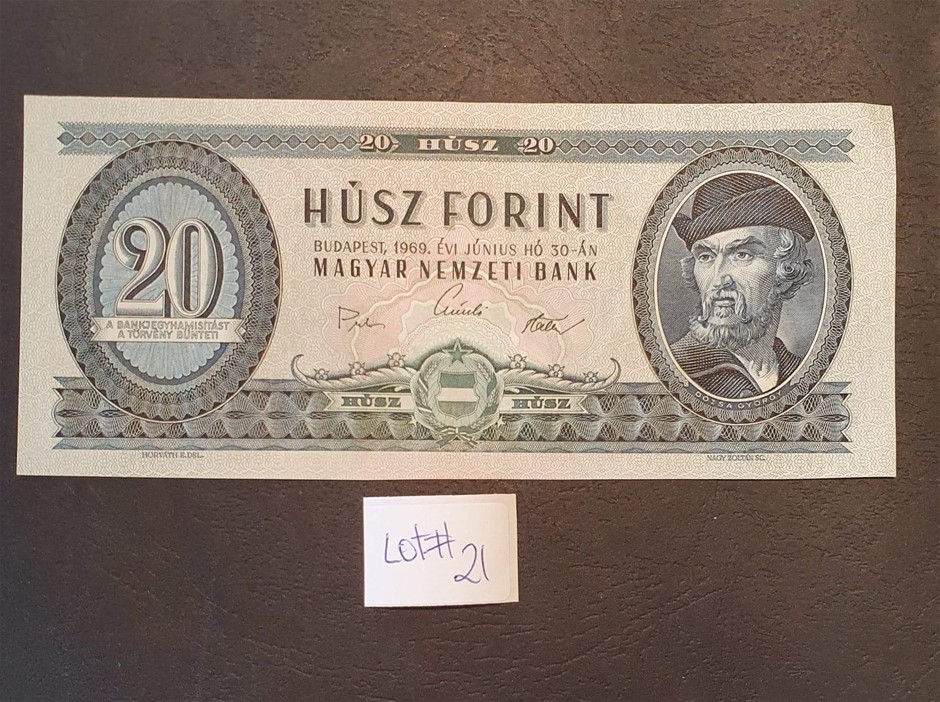 Hungarian bank note Auction (0021-7123168) | Grays Australia