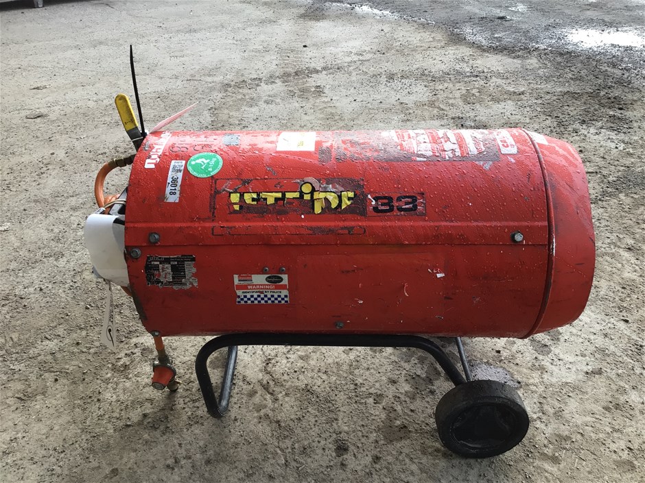 Jetfire 33 Space Heater 125000 BTU LPG Auction (0032-5049596) | Grays ...