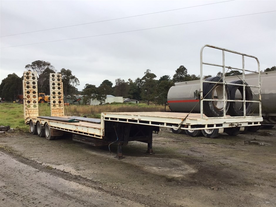 2003 Jackson Transport Bodies Tri Axle SOD Triaxle Drop Deck Trailer ...