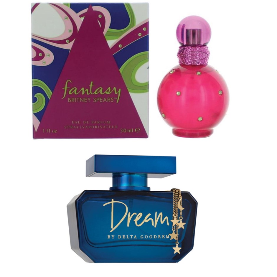 Delta Goodrem Dream + Britney Spears Fantasy, Eau de Parfum 30mL. Note ...