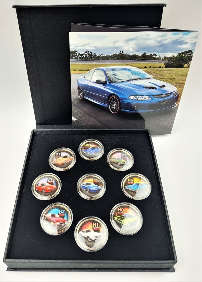 Holden Monaro Nine Gold Plated Coloured Penny Coin Set Auction (0002 ...