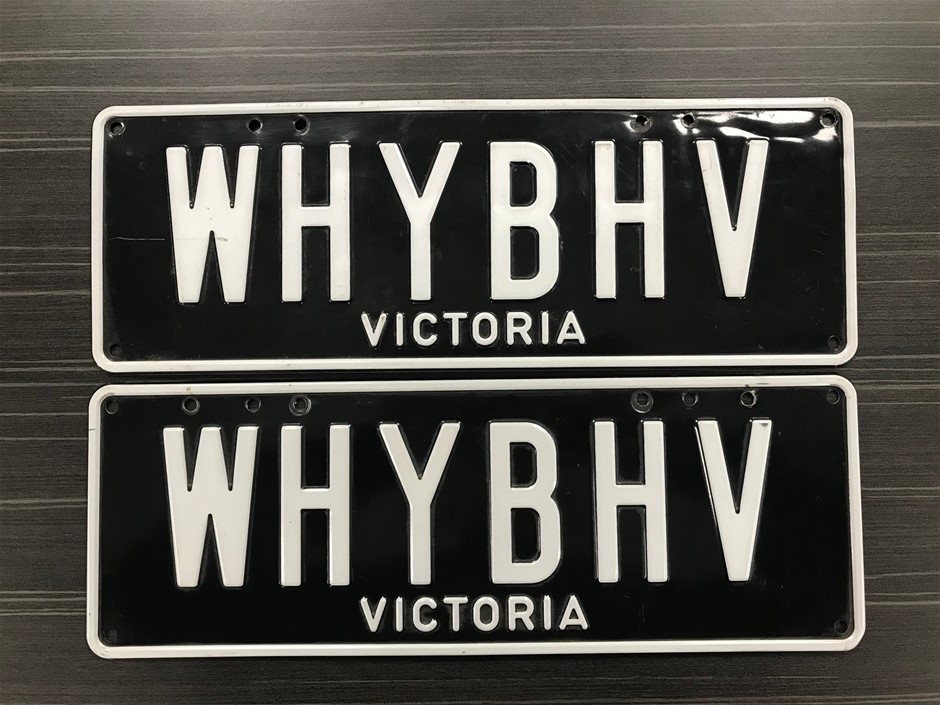 WHYBHV "Why Behave?"(Custom Victorian Number plates) Auction (0001 ...