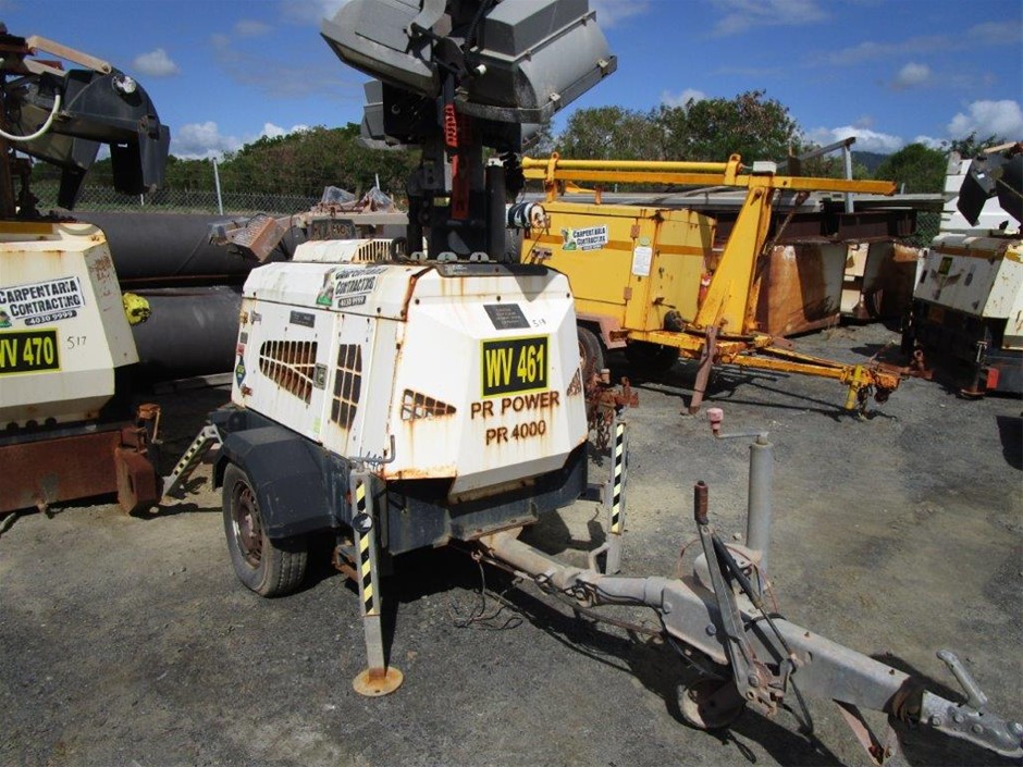 PR Power PR4000 Lighting Tower Auction (0518-7040504) | Grays Australia