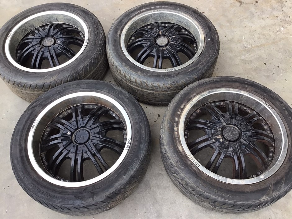 4 x DAAT 6 Stud Rims Auction (0004-3023000) | Grays Australia