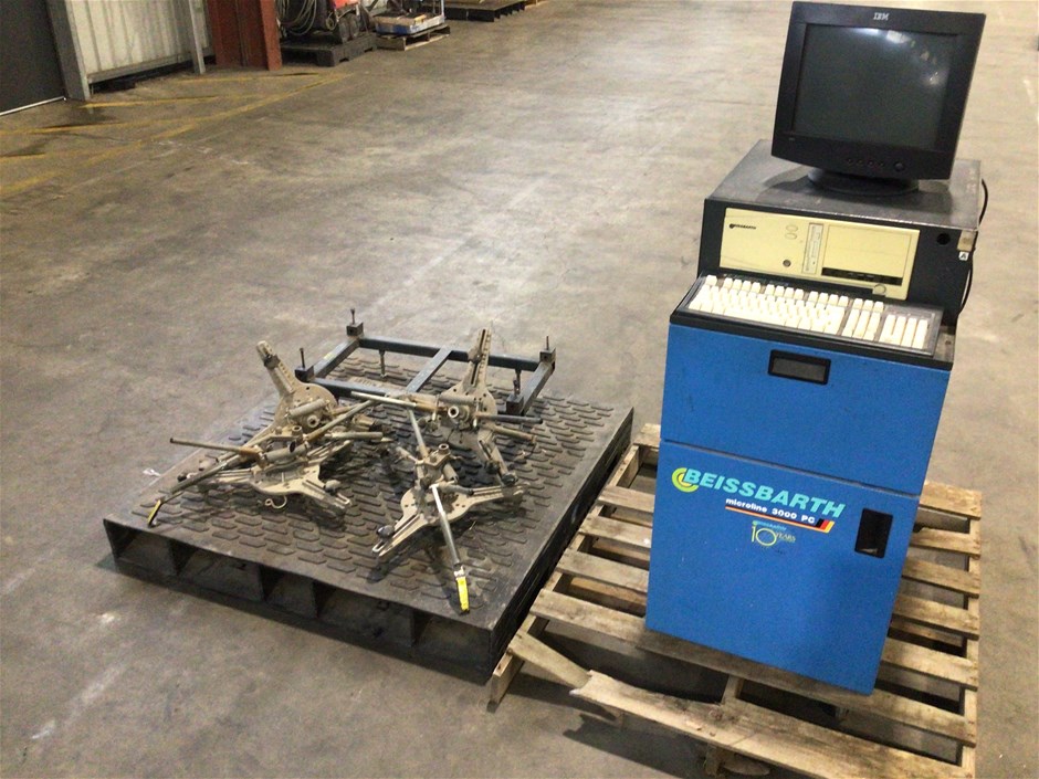 Beissbarth Microlone 3000PC Wheel Alignment System Auction (0022 ...