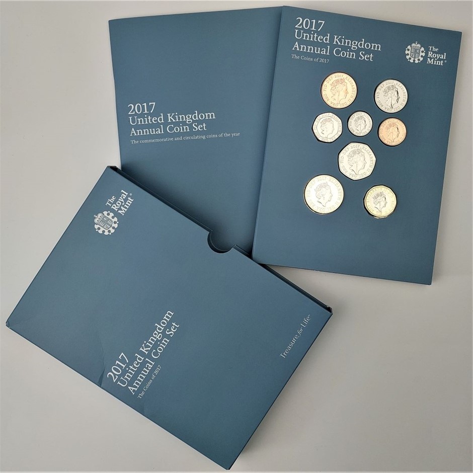 2017 United Kingdom Annual Coin Set Auction (0041-2545578) | Grays ...