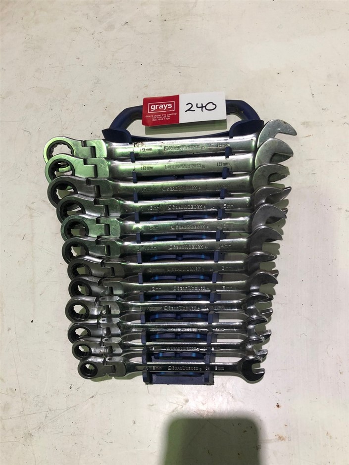Rachet Ring Spanner Set Auction (0240-5049828) | Grays Australia