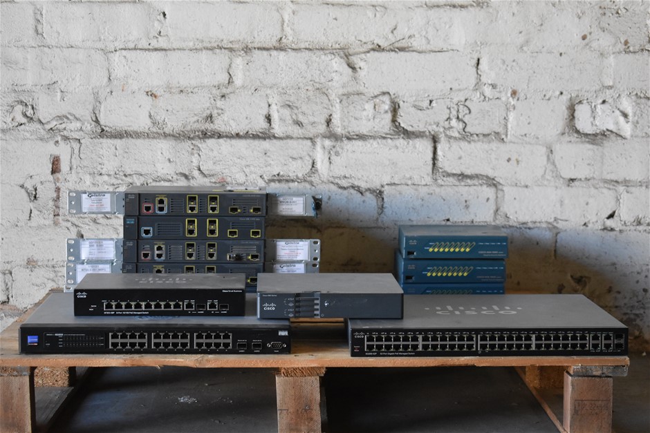 Pallet of CISCO Network Switches and other Devices Auction (0022 ...