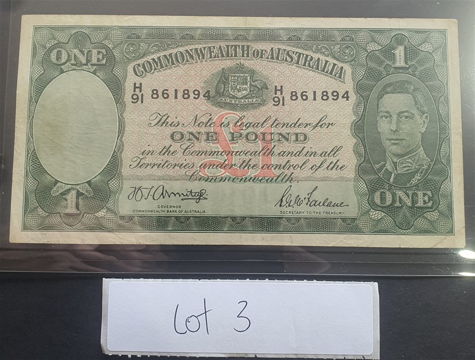 1 Pound Auction (0003-2545659) | Grays Australia