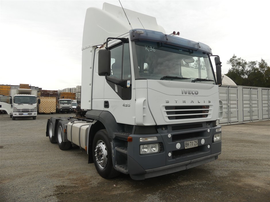2007 Iveco Stralis 435 6 x 4 Prime Mover Truck Auction (0011-5050176 ...