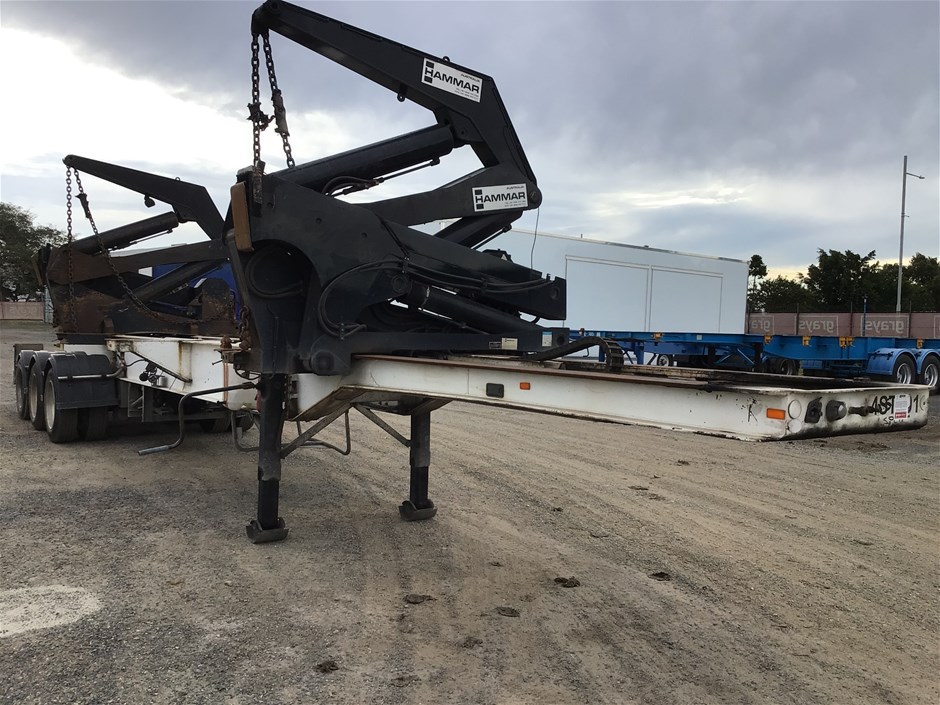2006 Hammar 195S Triaxle Side Lifter Trailer Auction (0014-7041228 ...