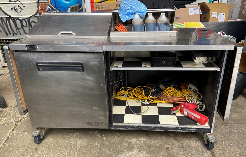 3 Door Compact Workbench Fridge Auction (0003-5050311) | Grays Australia