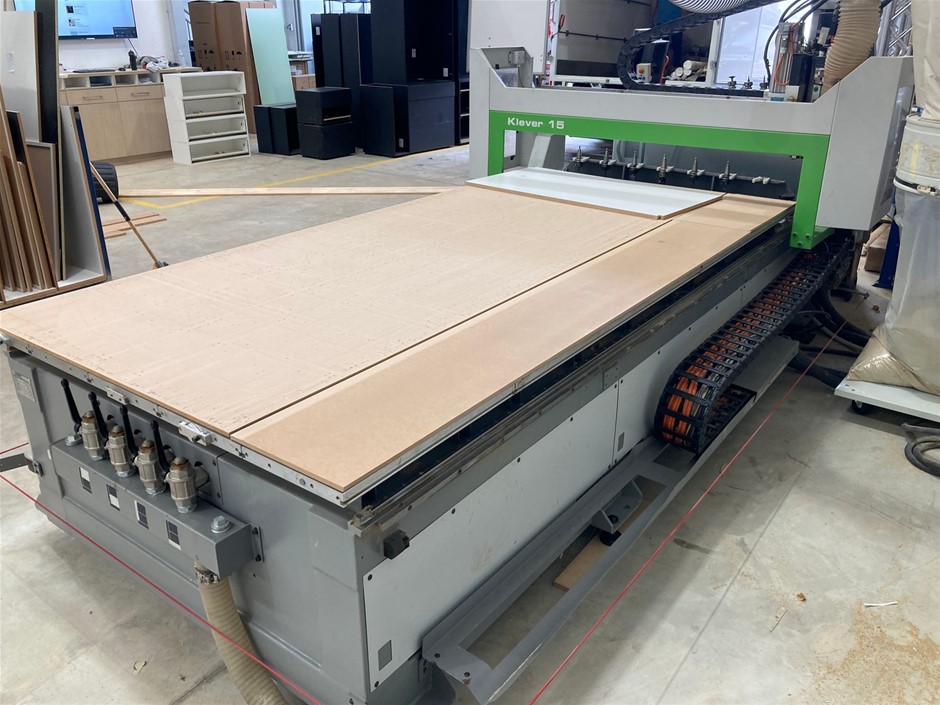 Biesse #Klever-1224, Flat Table Machine W/ATC/Boring, 4' X, 55% OFF