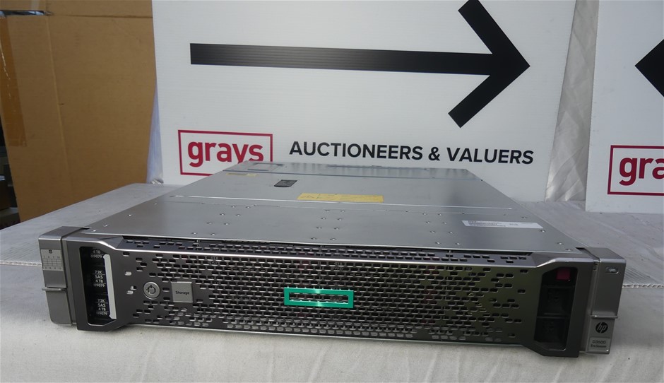 HP D3600 Disk Enclosure Drive:10 x 4TB SAS 3.5 Inch Hard Dri Auction ...