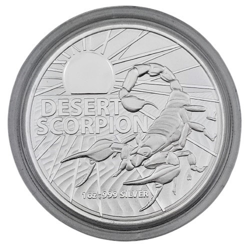 1oz Pure Silver $1 2022 Desert Scorpion Coin Auction (0054-2545993 ...