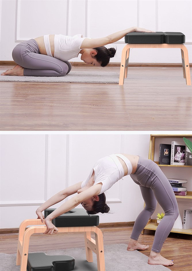 Buy Yoga Stool Inversion Multi-Purpose Chair For Headstands | Grays ...