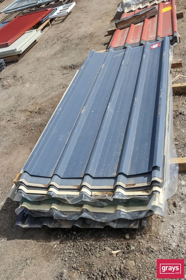 Colorbond Trim Deck Metal Sheet of Fencing Panels Seconds Auction (0065 ...