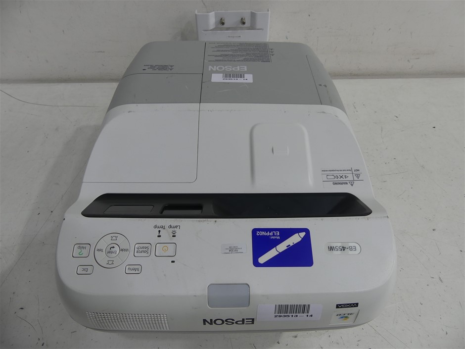 Epson EB-455WI Projector Auction (0015-2186534) | Grays Australia