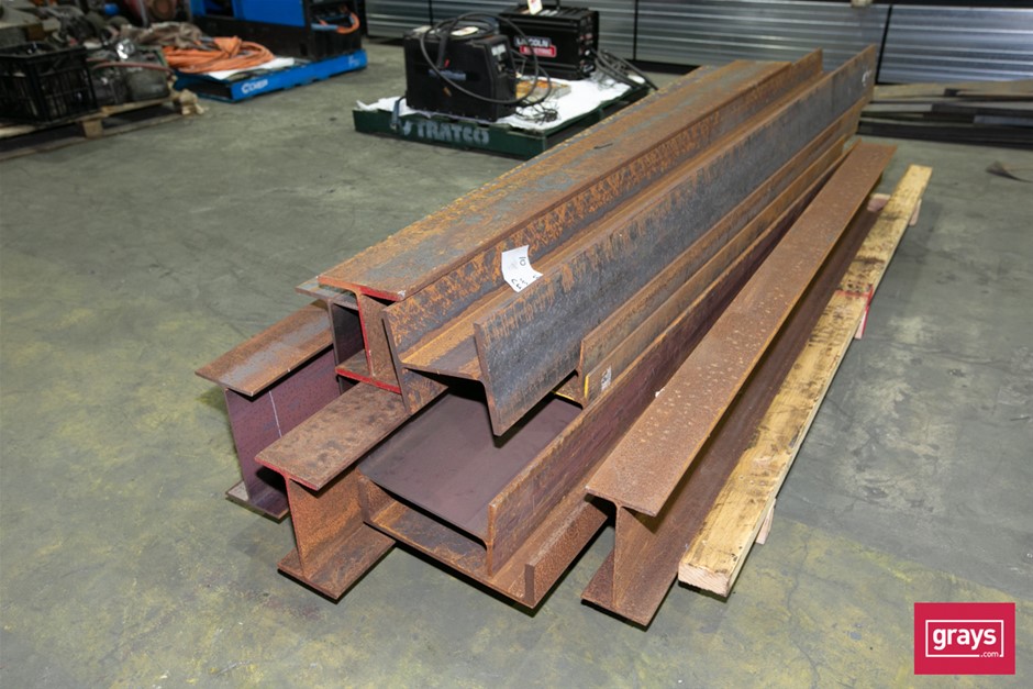 10x Assorted Steel Beams Auction (0079-5050007) | Grays Australia