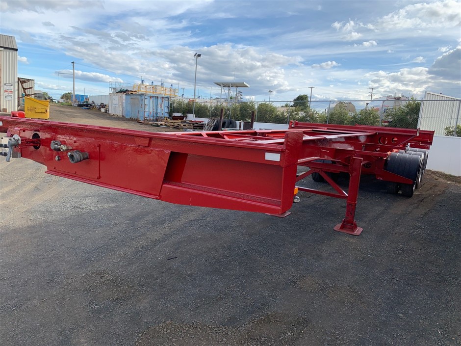 1994 Triaxle Container Skell Trailer Auction (0017-5050888) | Grays ...