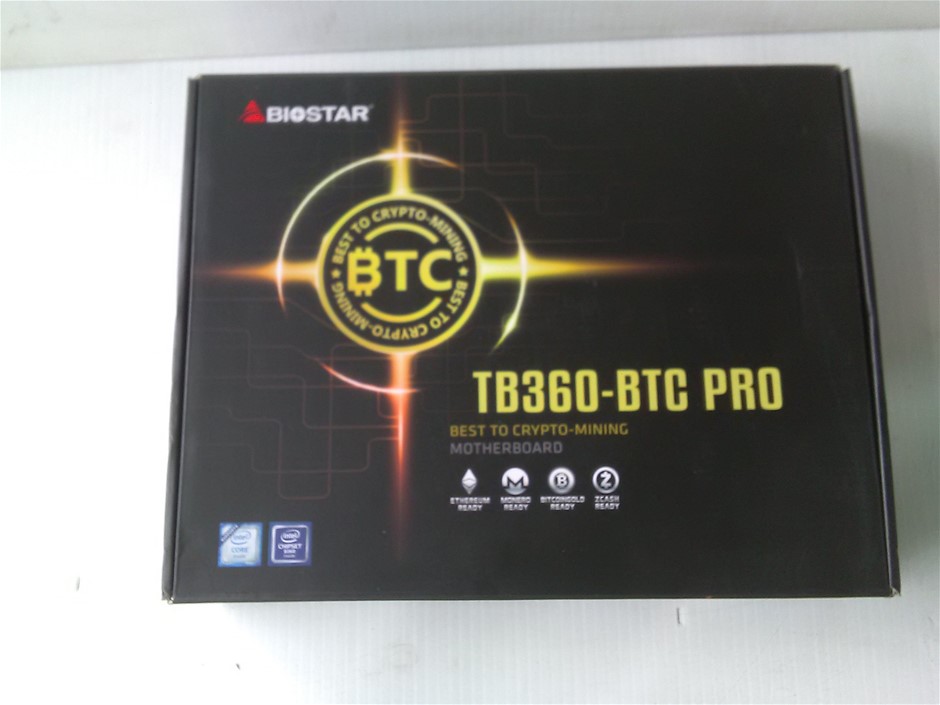 Biostar TB360-BTC PRO LGA1151 Intel B360 DDR4 12 GPU Mining Motherboard ...