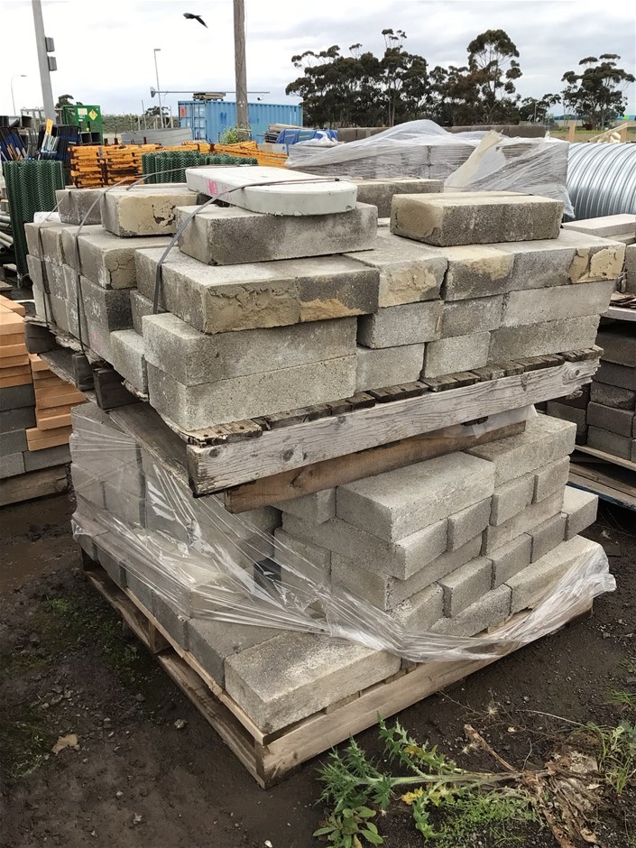 2x Pallets of Assorted Pavers Auction (0151-3023177) | Grays Australia