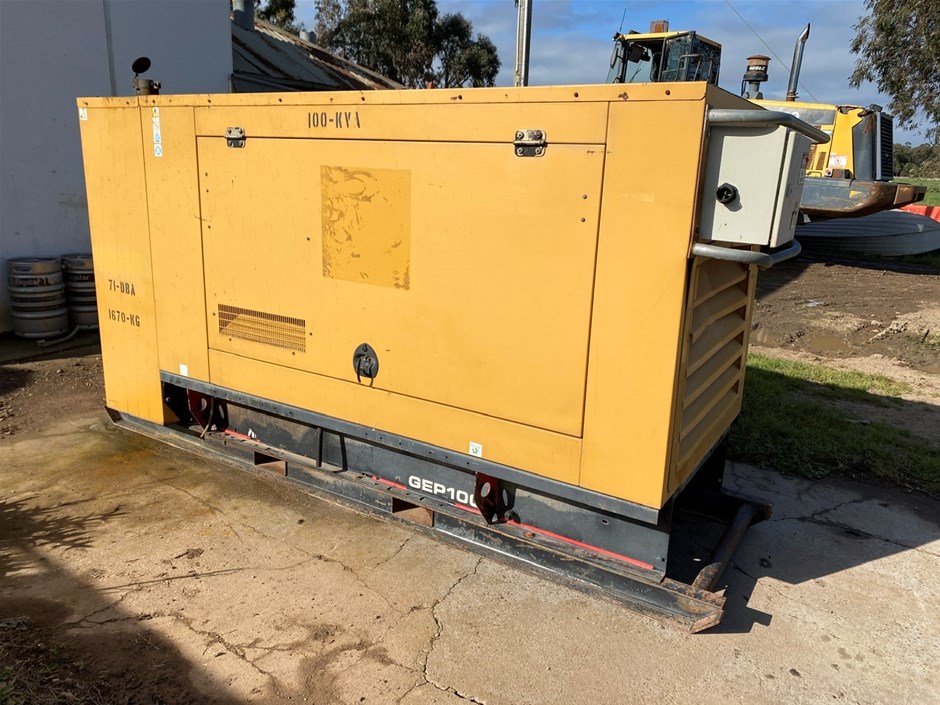 Caterpillar GEP100 Generator Auction (0009-3023473) | Grays Australia